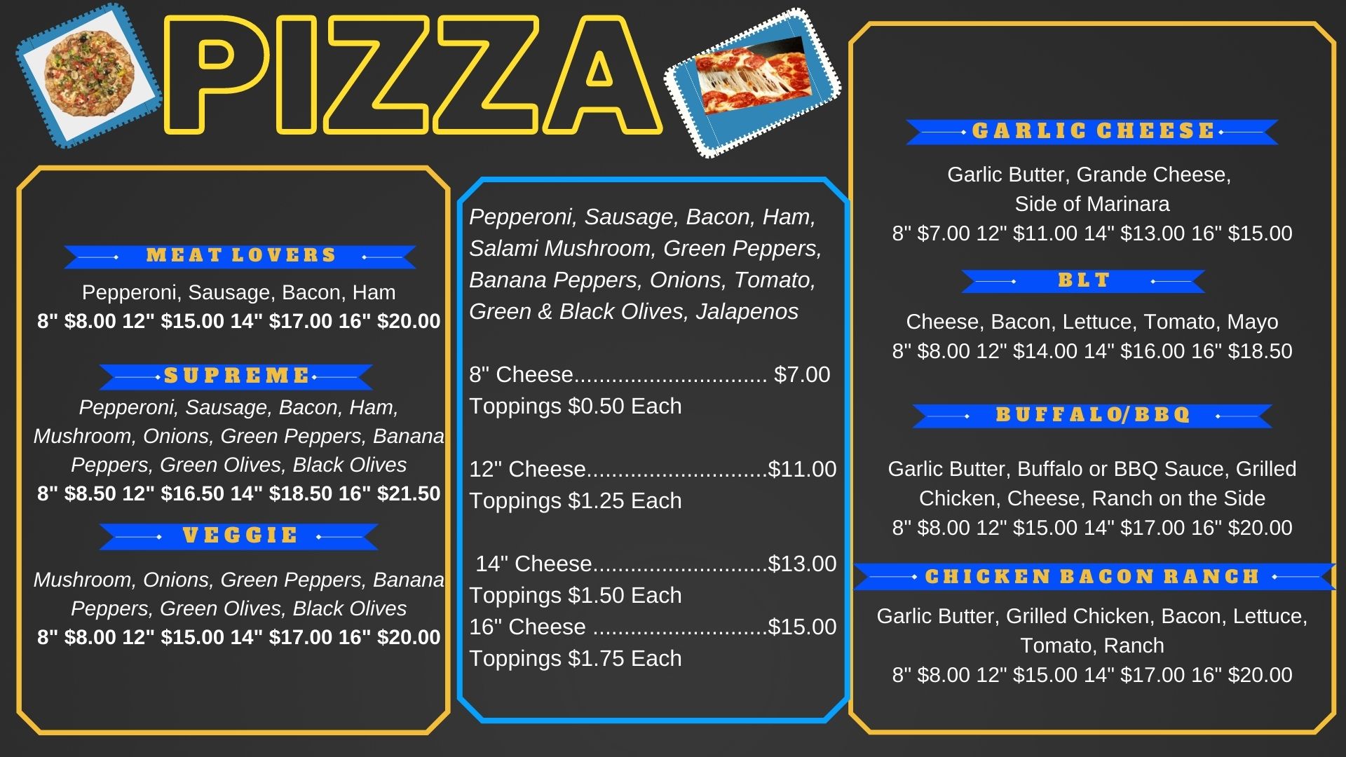 Cardo's Pizza | Triple Crown Family Fun Center